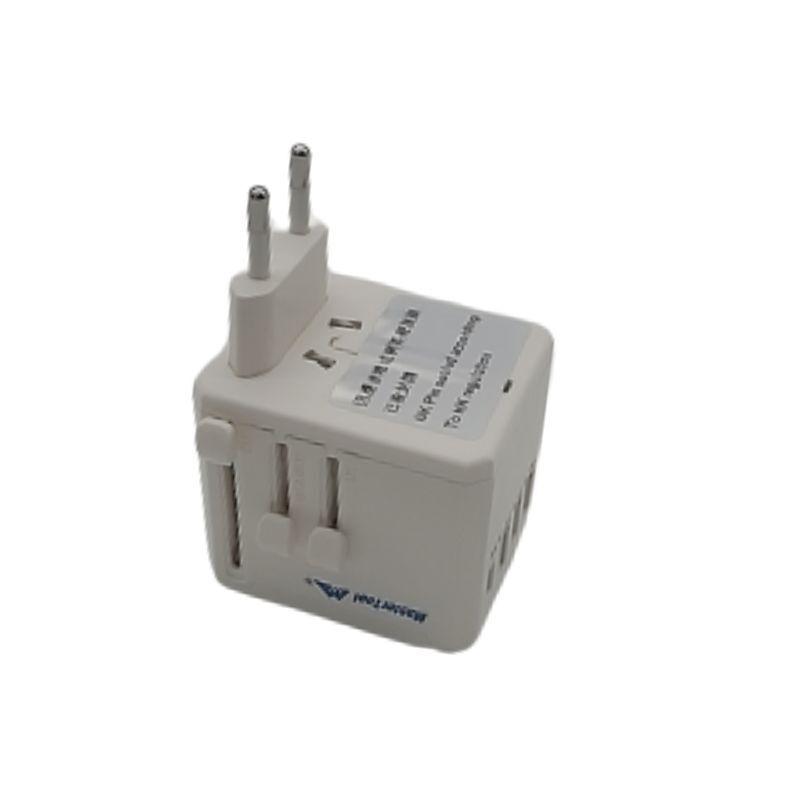 3 USB+1 Type C 3.6AUniversal Travel Adapter, Worldwide Dual USB AC ...